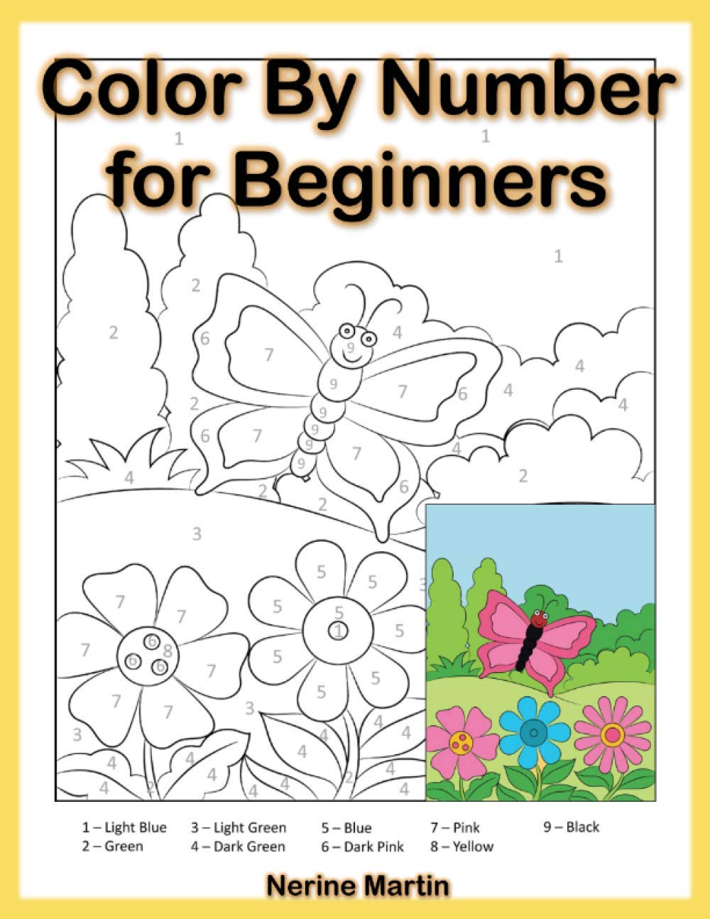 Color by Number for Beginners: Easy Coloring Book for Seniors and ...