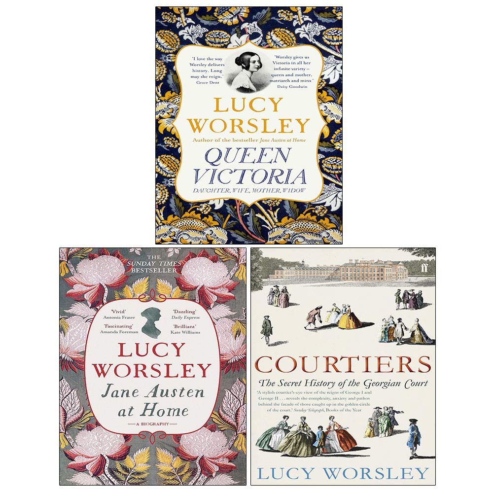 Lucy Worsley 3 Books Collection Set Queen Victoria Jane Austen At