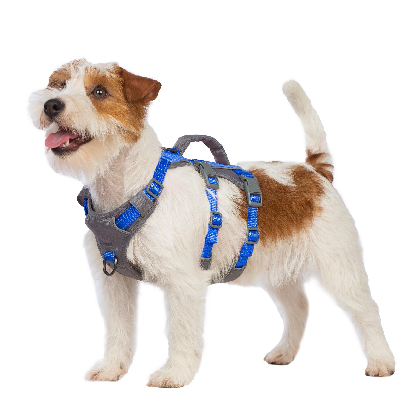 Huntboo Reflective Dog Harness with Handle, Escape Proof, No Slip ...