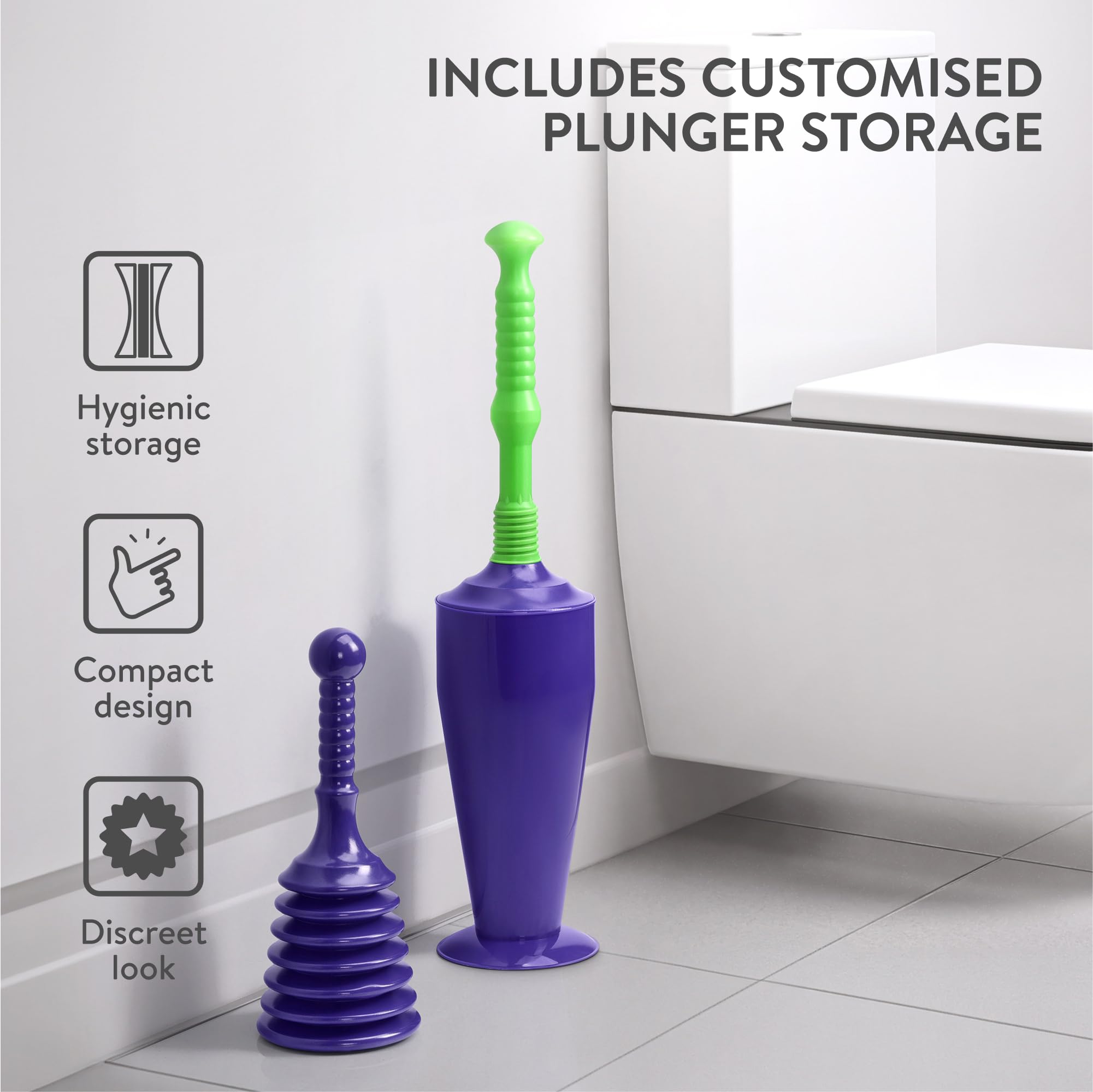 Snapklik.com : Luigis Sink & Toilet Plunger Bundle - Heavy Duty ...