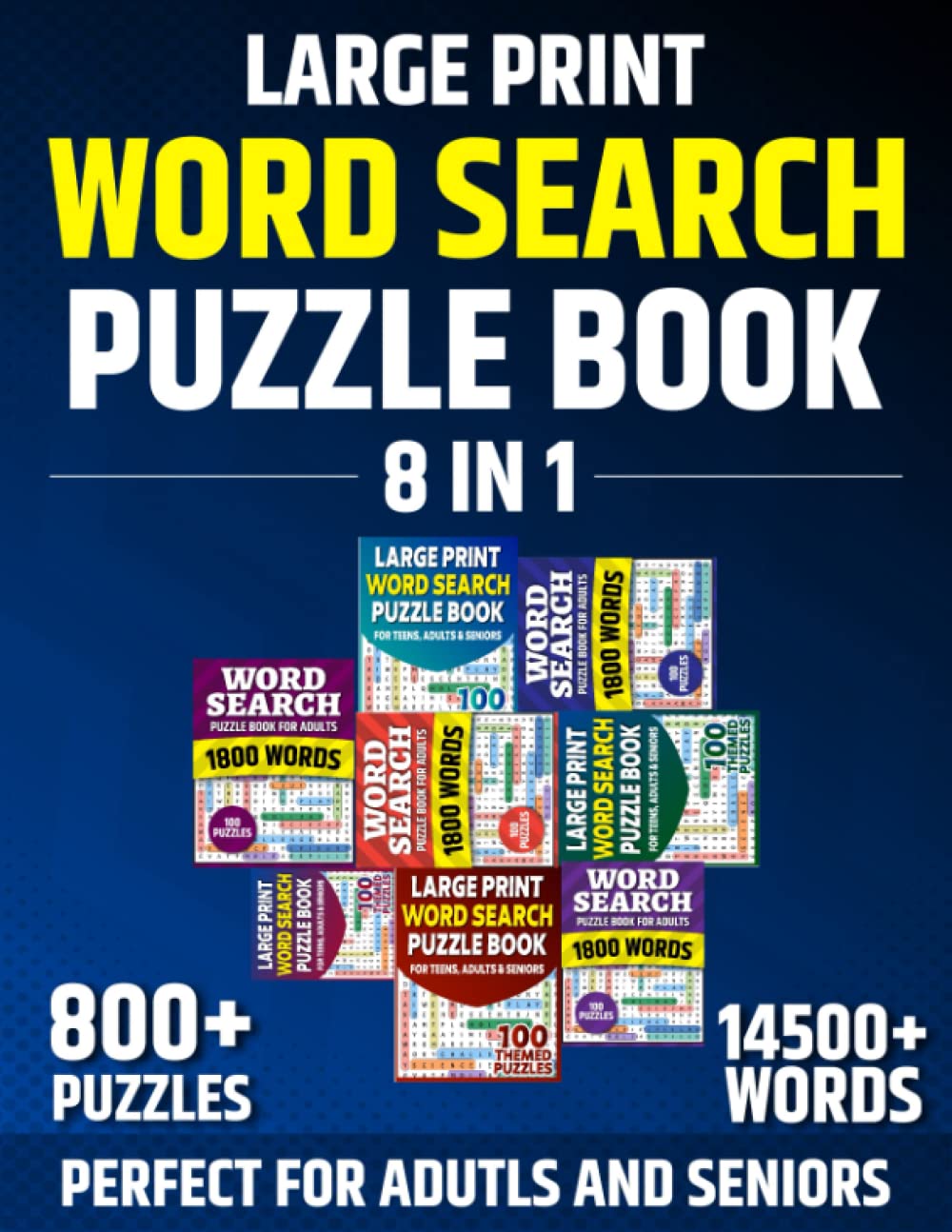 Word Search Puzzle Book: Large Print Word Search Puzzle Book For Adults ...