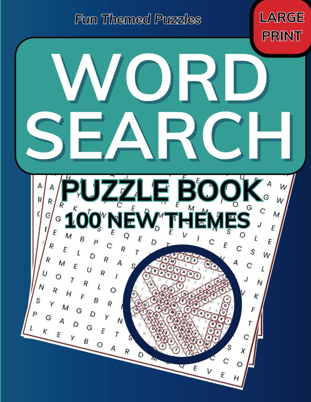 Word Search Puzzle Book for Everyone: 100 Word Search puzzles with fun ...