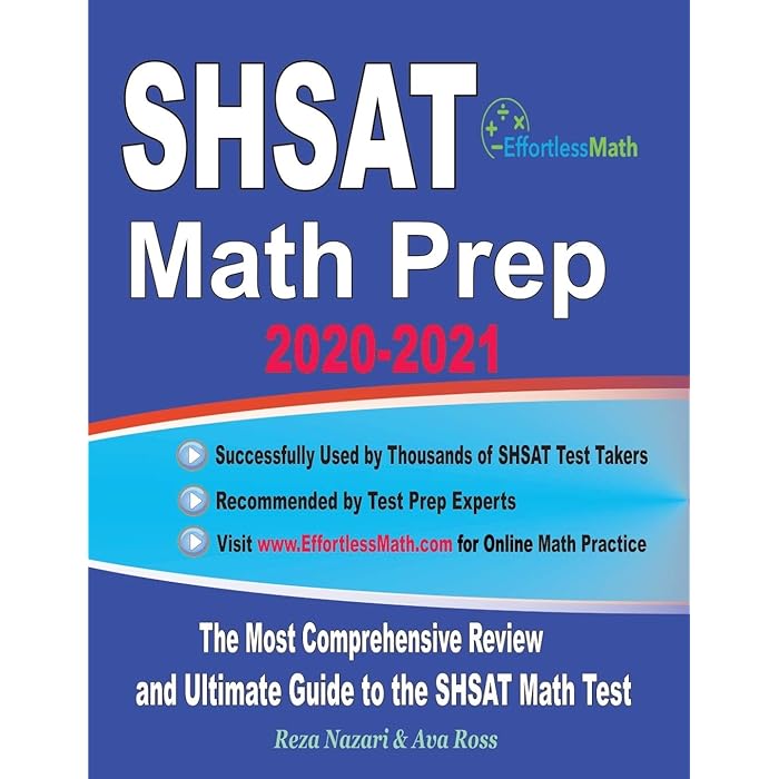 Buy SHSAT Math Prep 2020-2021: The Most Comprehensive Review and ...