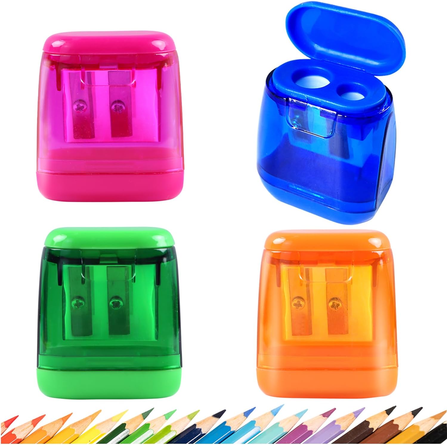Amazon.com : Pencil Sharpeners, Aipker Manual Pencil Sharpeners, 4PCS ...
