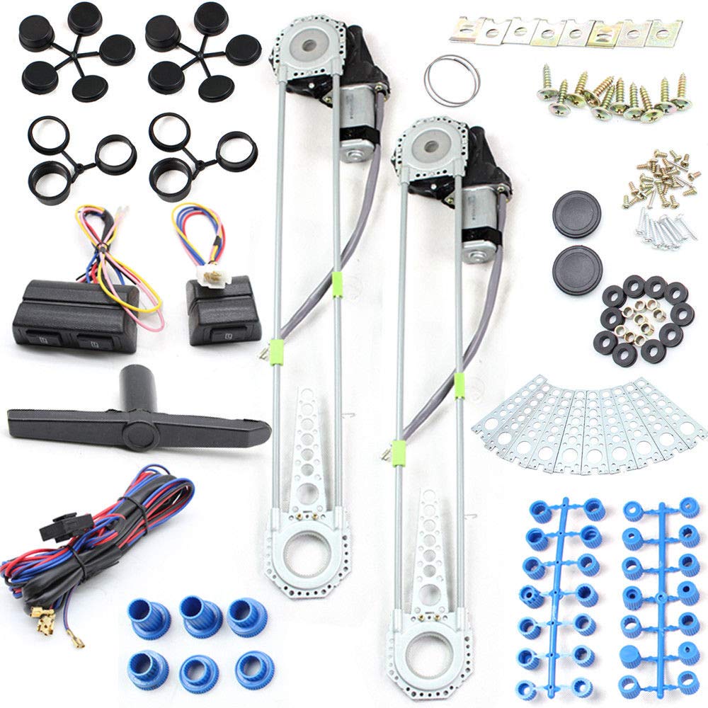 Buy Window Kit 3mA 12V Car Electric Power Window Lift Roll Up Regulator ...