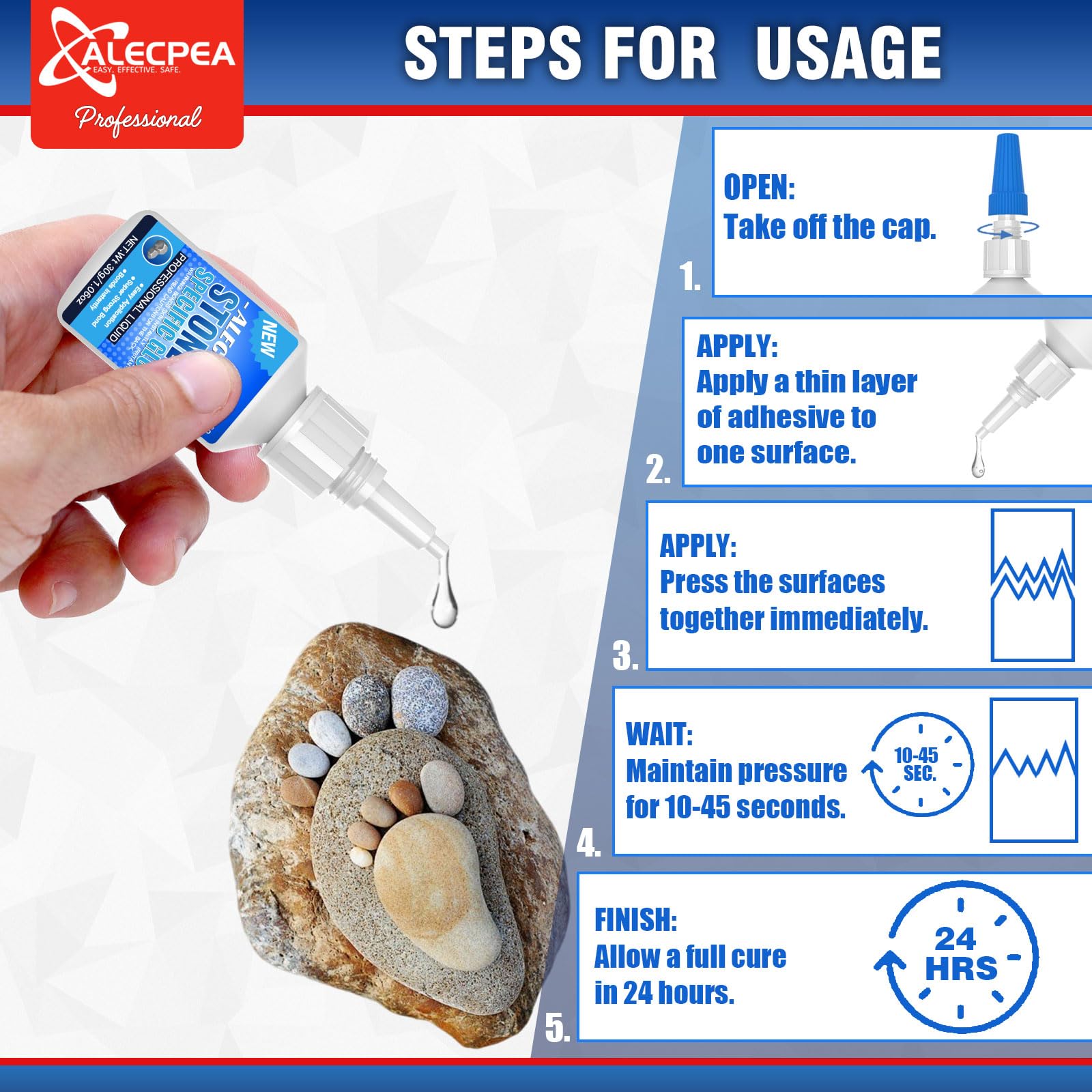Snapklik.com : Stone Glue, 30g Marble Adhesive,for Restoration And ...