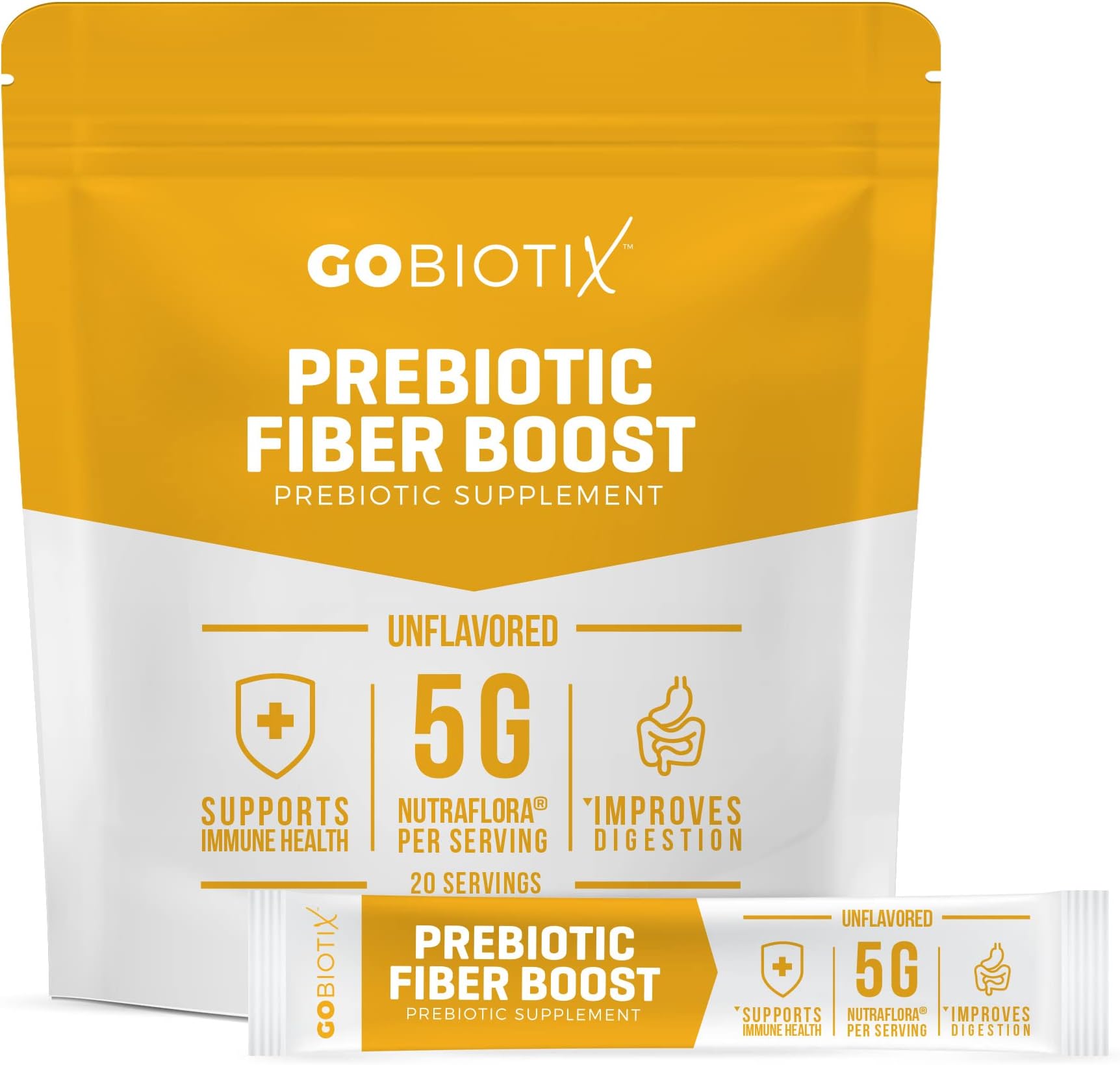 Amazon.com: GOBIOTIX Fiber Supplement - Prebiotic Soluble Fiber Powder ...