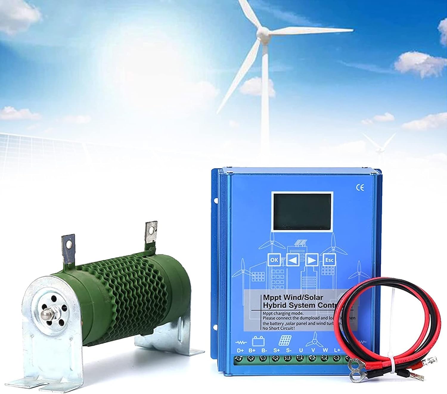 CHUNTIANMEI 4000W Wind Solar Hybrid Charge Controller 12V/24V/48V with ...