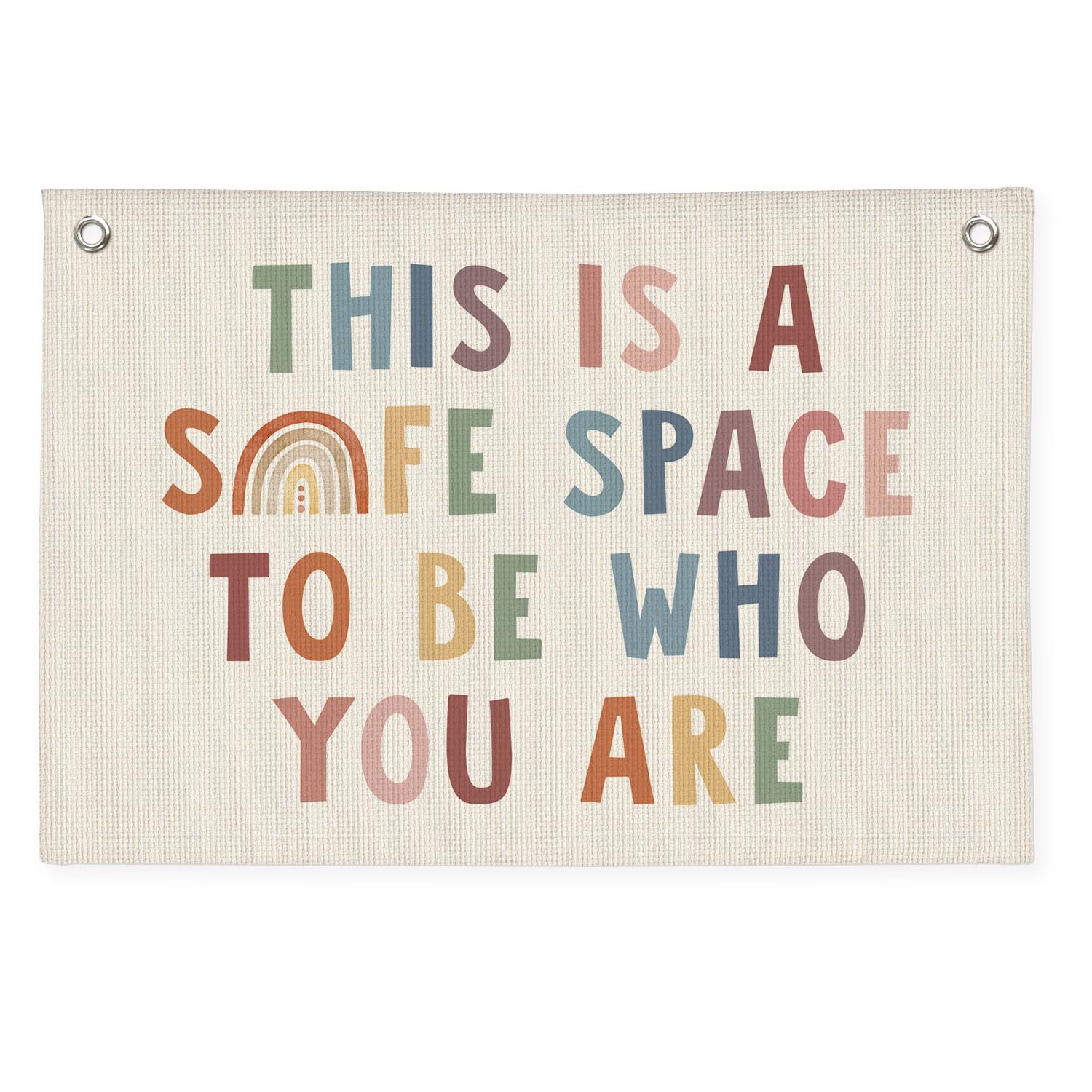 Amazon.com: Wheatwin Boho Classroom Decor, This Is A Safe Space Wall ...
