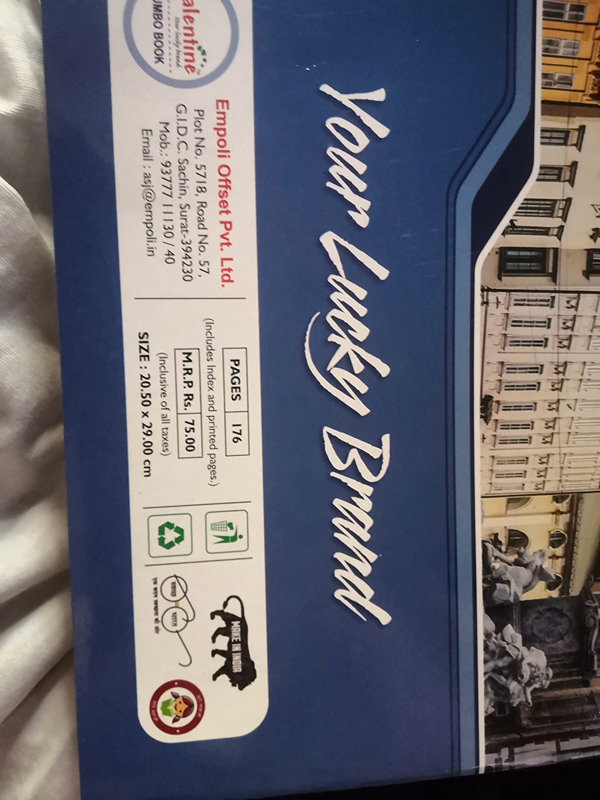 N.S Bright A4 Size Register Notebook for Students - Single Line Ruled ...