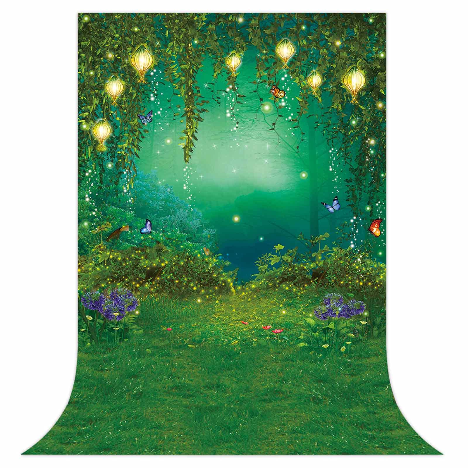 Buy Funnytree 5X7FT Enchanted Forest Backdrop Fairy Tale Wonderland ...