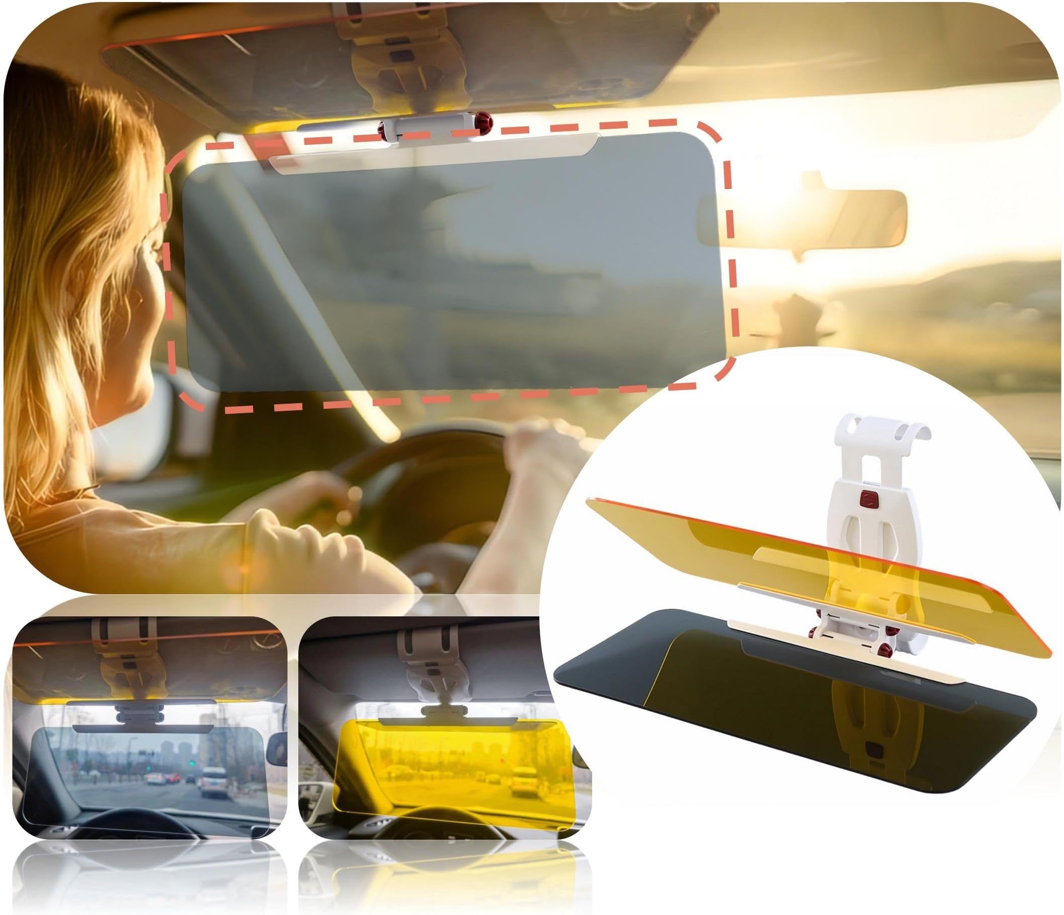 Amazon.com: CaringTeth Sun Visor Extender, 2-in-1 car Visor Extender ...