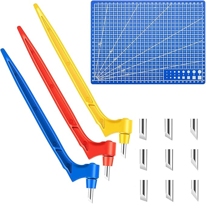 Amazon.com: Abizarch Craft cutting Tools Kit 360 Degree Rotating cutter ...