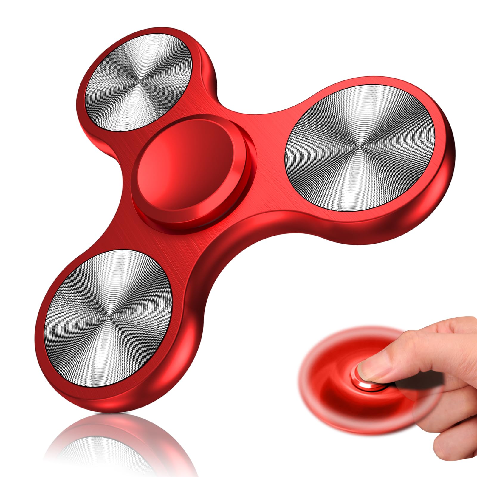 Amazon.com: Fidget Spinners Toy, 3-8 Min Spins Time Stainless Steel ...