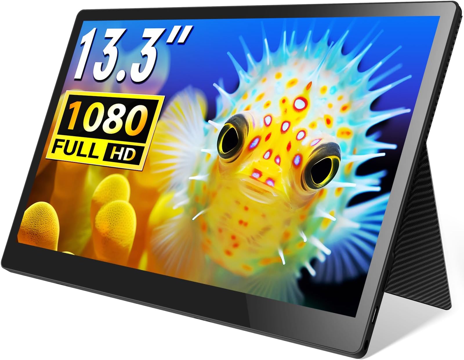 Amazon.com: ELECROW Portable Monitor 13.3 Inch Monitor for PC 1080P FHD ...