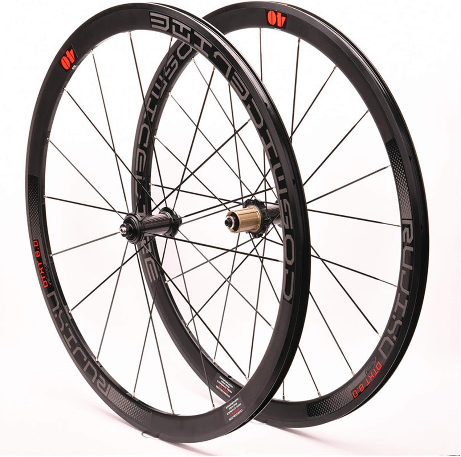 Amazon.com : 700C Road Bikes Wheelset Reflective 40mm High V/C Brake ...