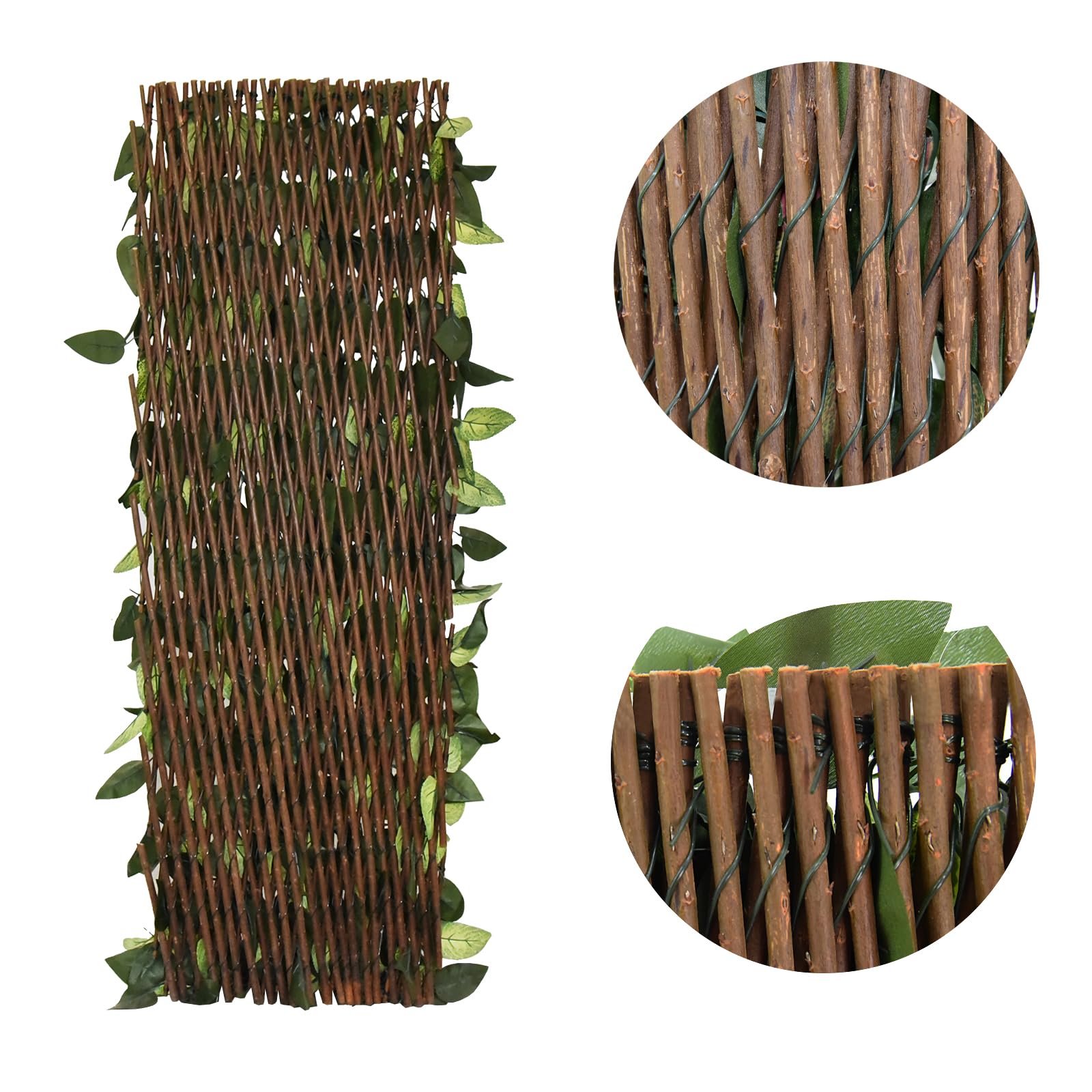 Snapklik.com : Expandable Fence Privacy Screen For Balcony Patio Outdoor