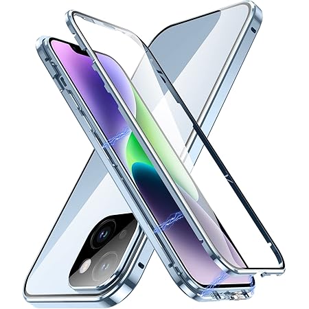 Amazon.com: Jonwelsy Anti Peeping Case for iPhone 14 Plus (6.7"), 360 ...