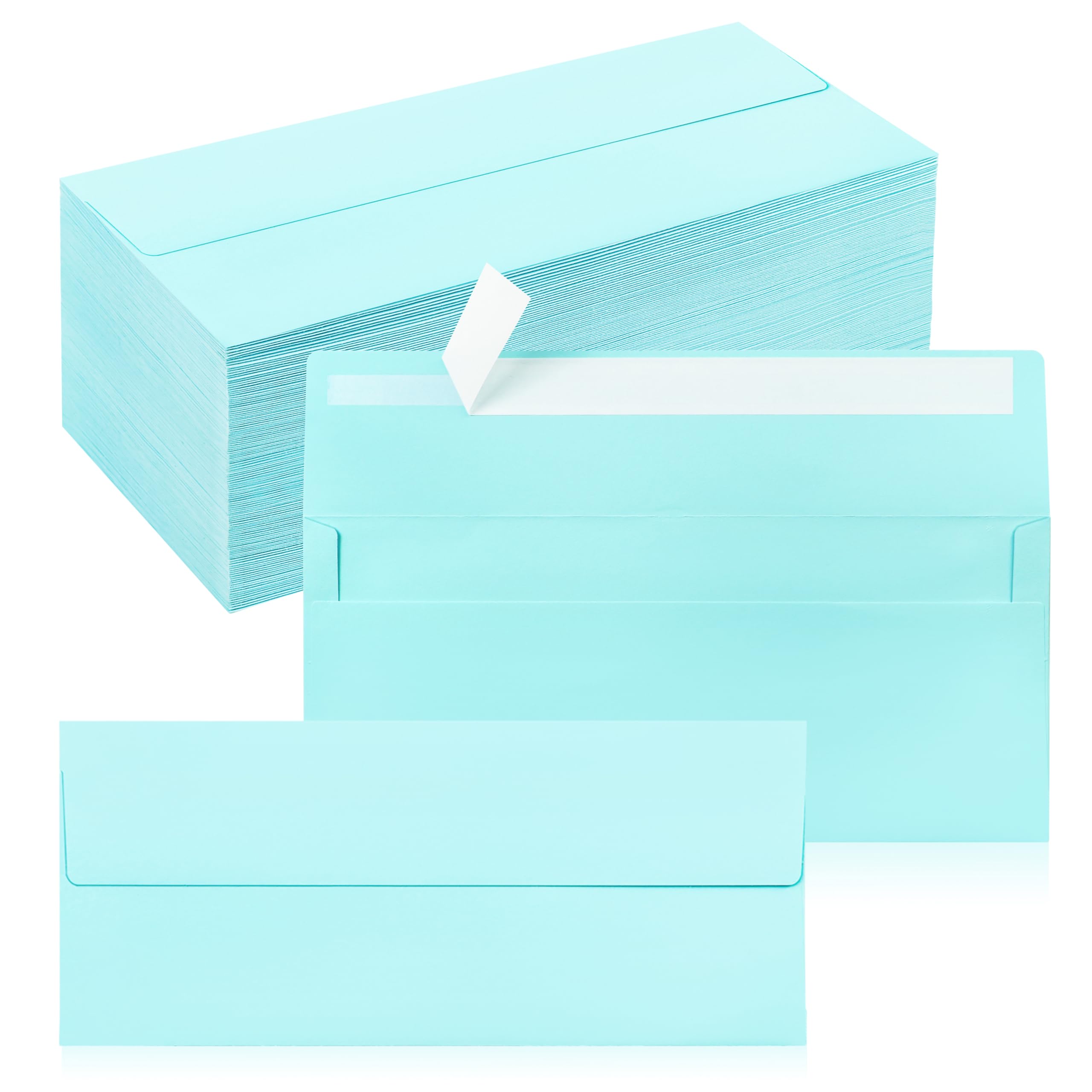 Amazon.com : 200 Pack #10 Business Envelopes, Self Seal Standard Light ...