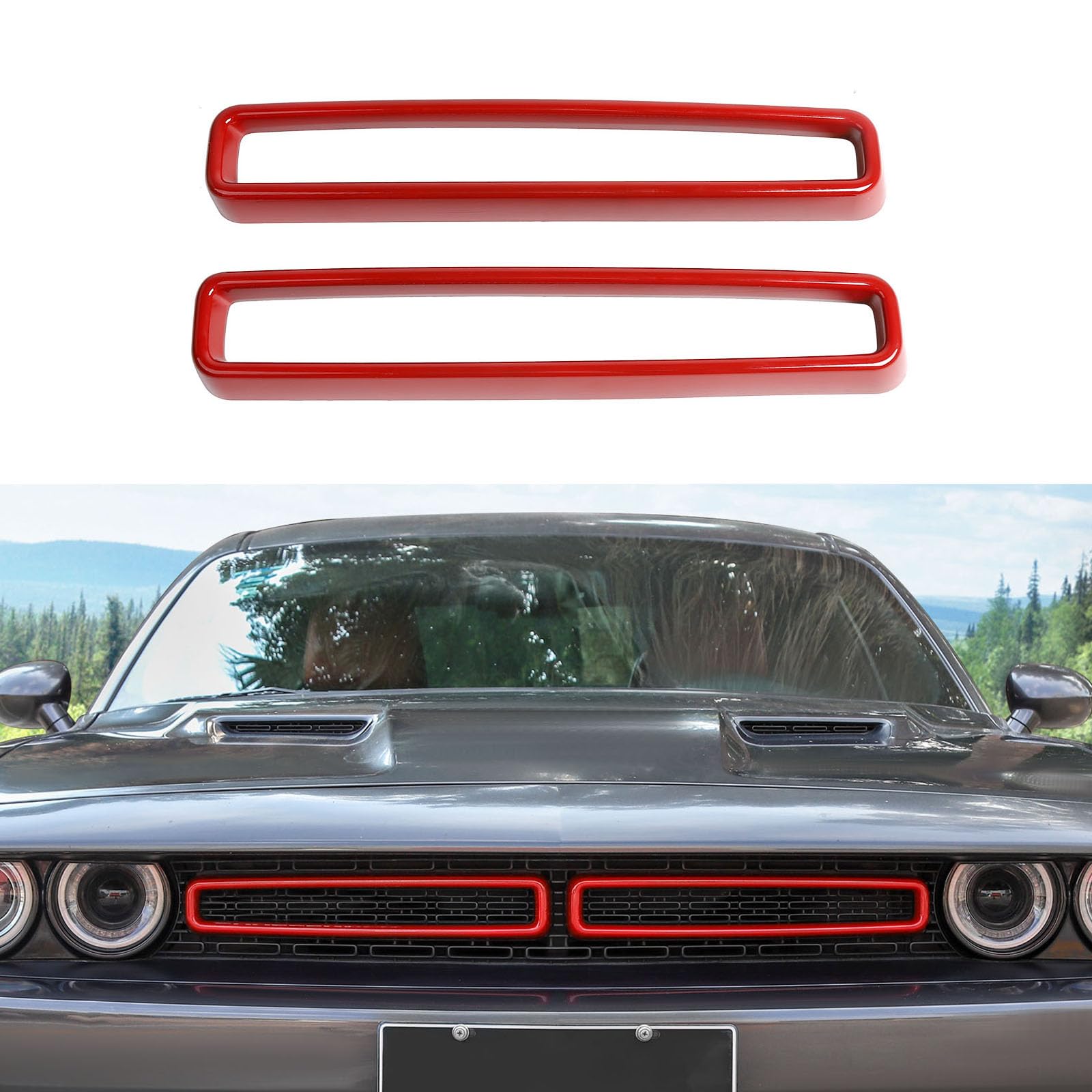 Amazon.com: RAZPOY Front Grille Inserts Grill Guard Compatible with ...