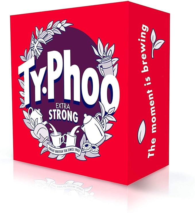 Amazon.com : Typhoo Tea (Bold Extra Strong 80ct Foil fresh, Pack 1 ...