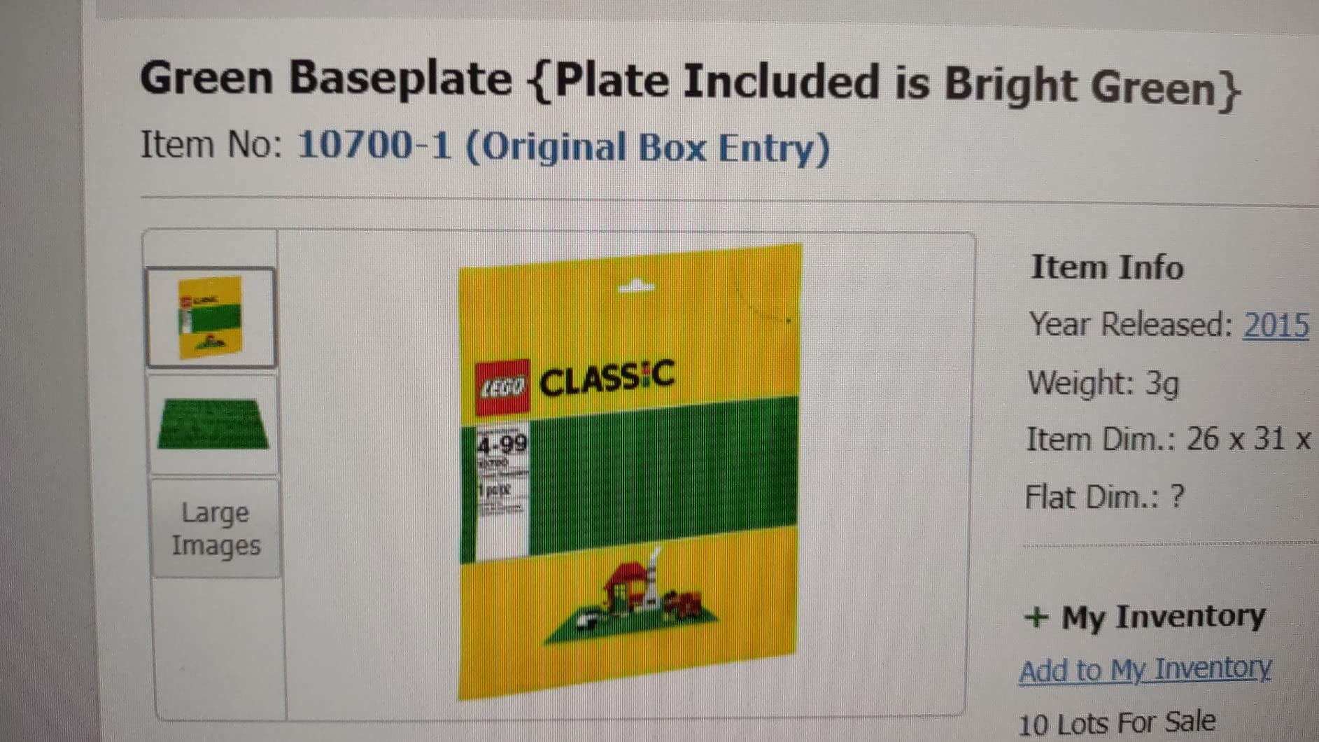 LEGO® Classic - Base de Construção Verde | Amazon.com.br