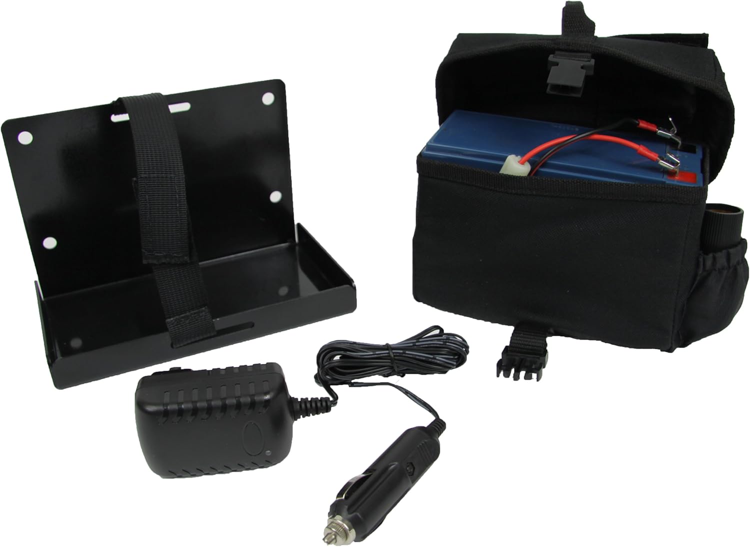 Clam Battery Bag with Charge and Batttery Bracket : Amazon.co.uk ...