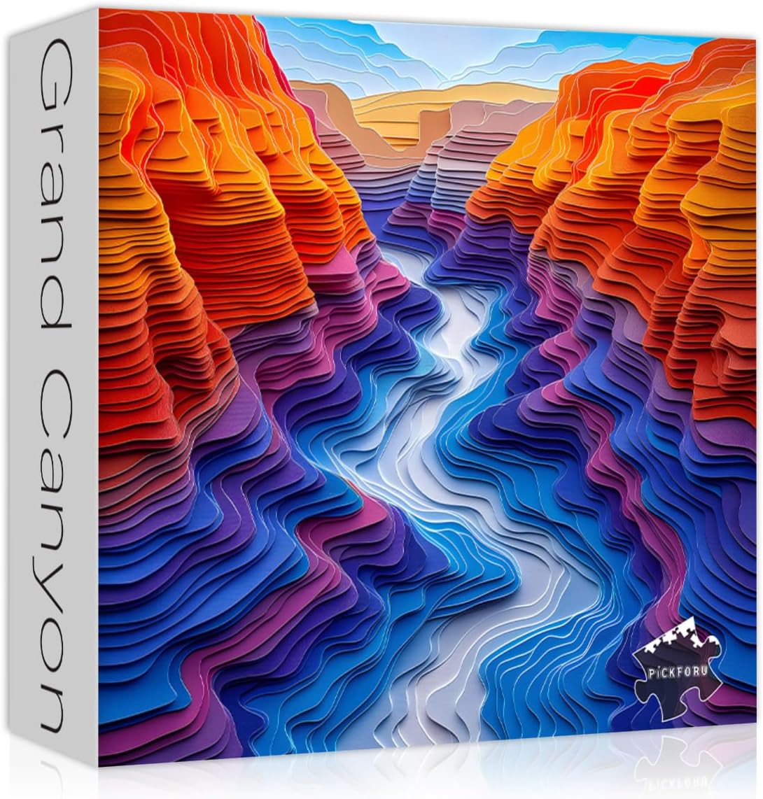 Amazon.com: Impossible Landscape Puzzles for Adults 1000 Pieces, Unique ...
