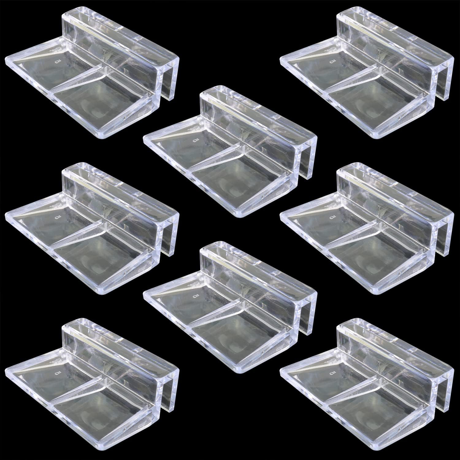 Amazon.com : 6 Pcs Aquarium Lid Clips, 8mm Thick Fish Tank Lid Clear ...