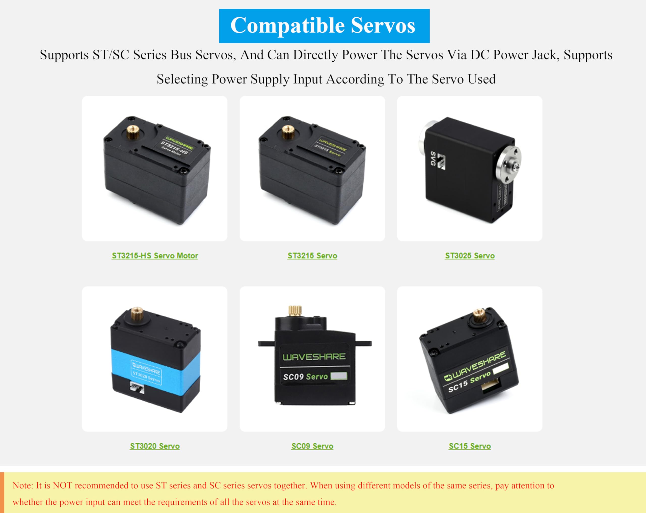 Snapklik.com : Serial Bus Servo Driver Board For ST/SC Series Serial ...