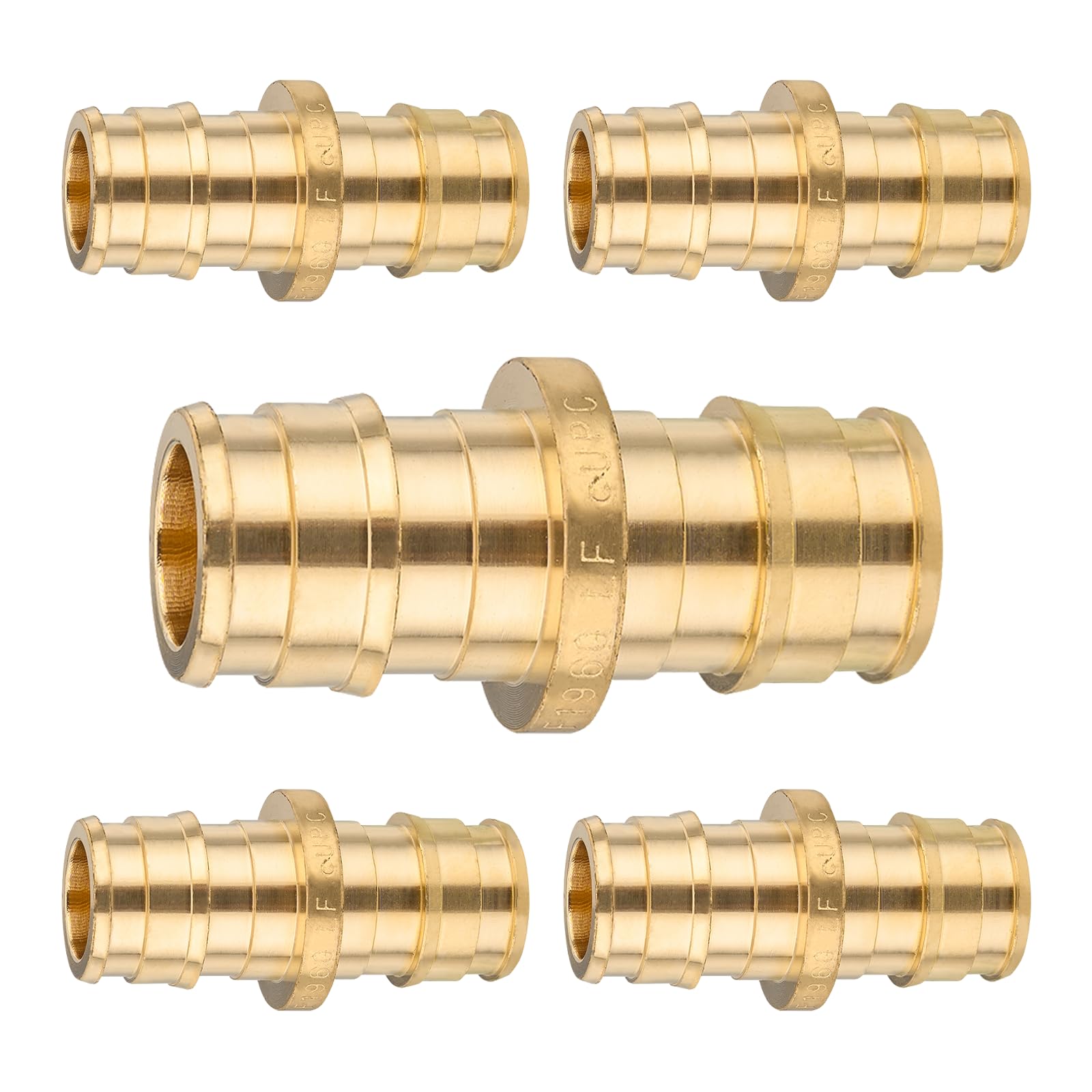 Snapklik.com : 5-Pack HeSun 1/2 Inch Pex-A Expansion Coupling,Pex ...