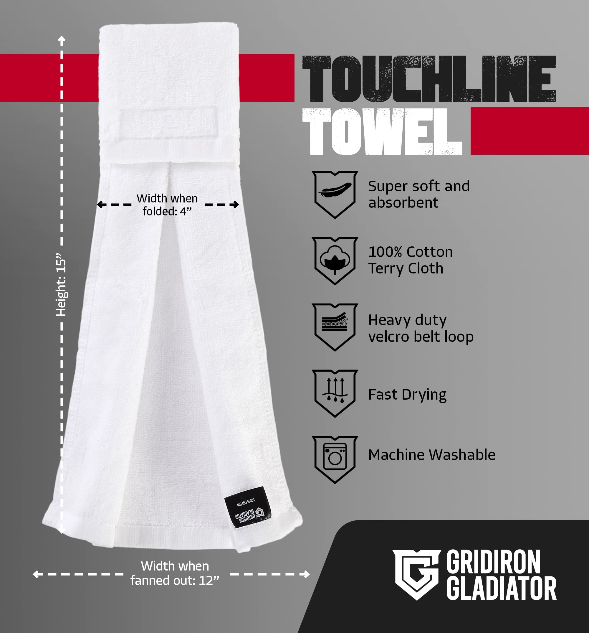 Snapklik.com : Gridiron Gladiator Football Towel - Qb Towel & Football ...