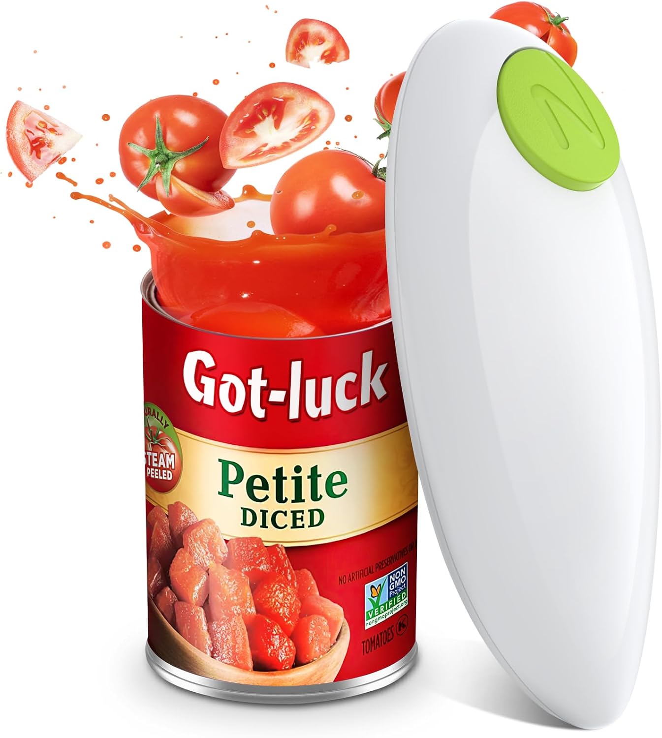 Amazon.com: Easy One-Touch Electric Can Opener with Smooth Edge for Seniors with Arthritis,Food ...