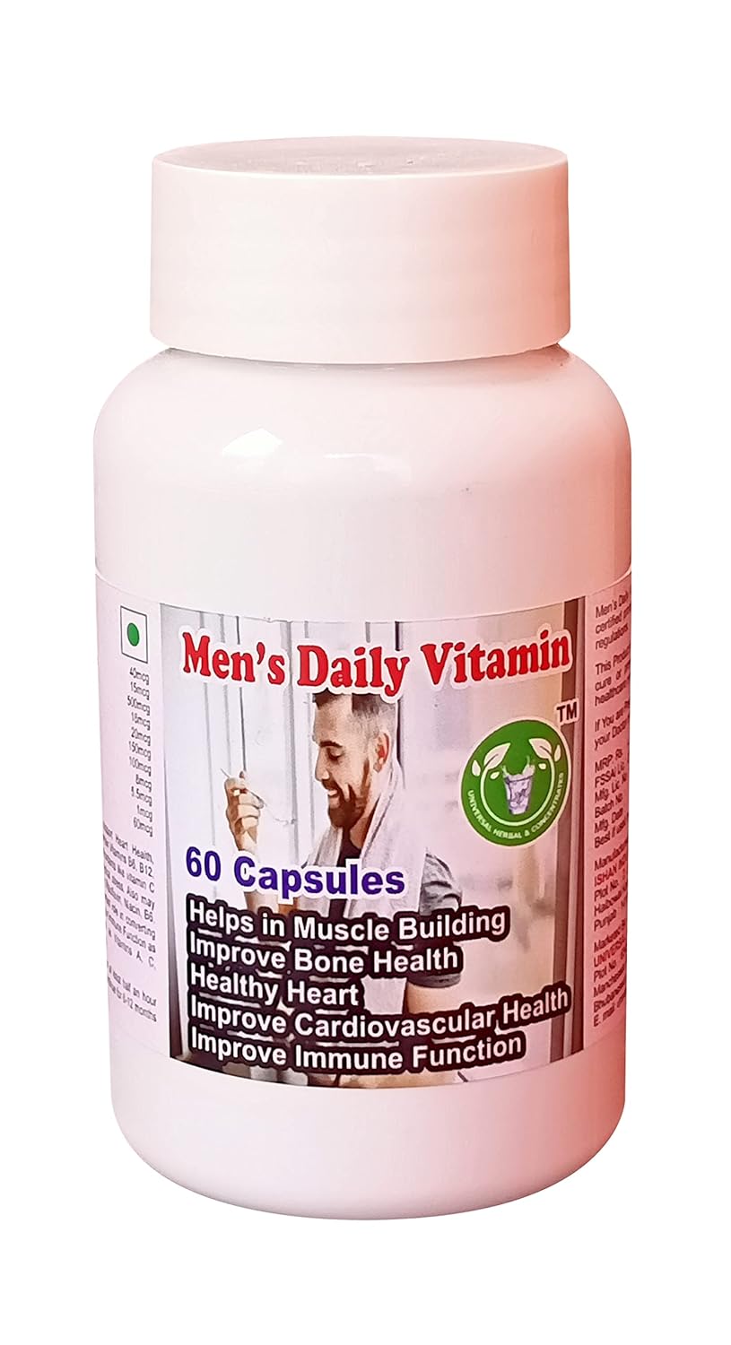 Men's Daily Vitamin Capsule (Get One Bottle 50ml Men's Daily Vitamin ...
