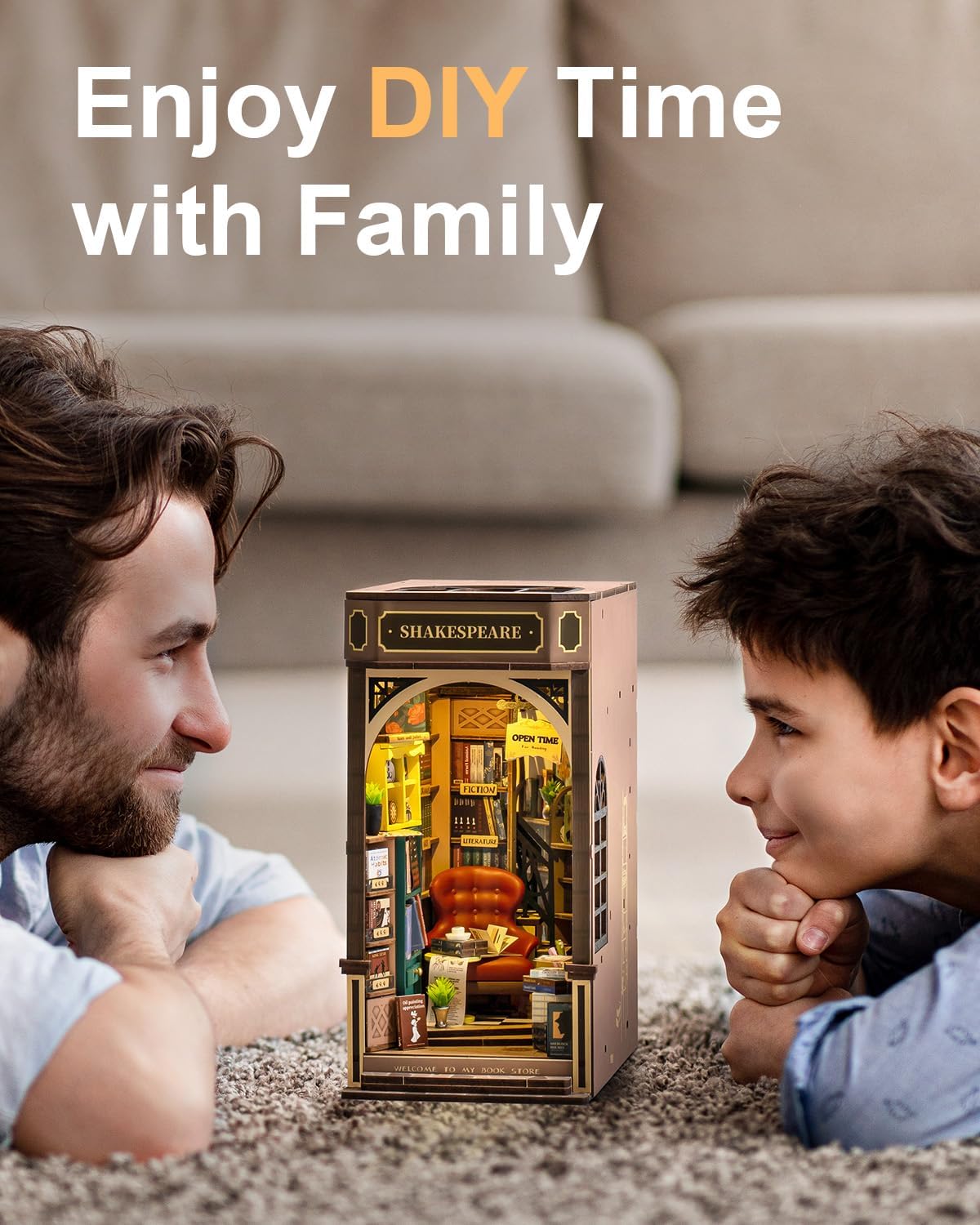 Rowood Book Nook – Kit de rincón de libros para adultos, rompecabezas ...