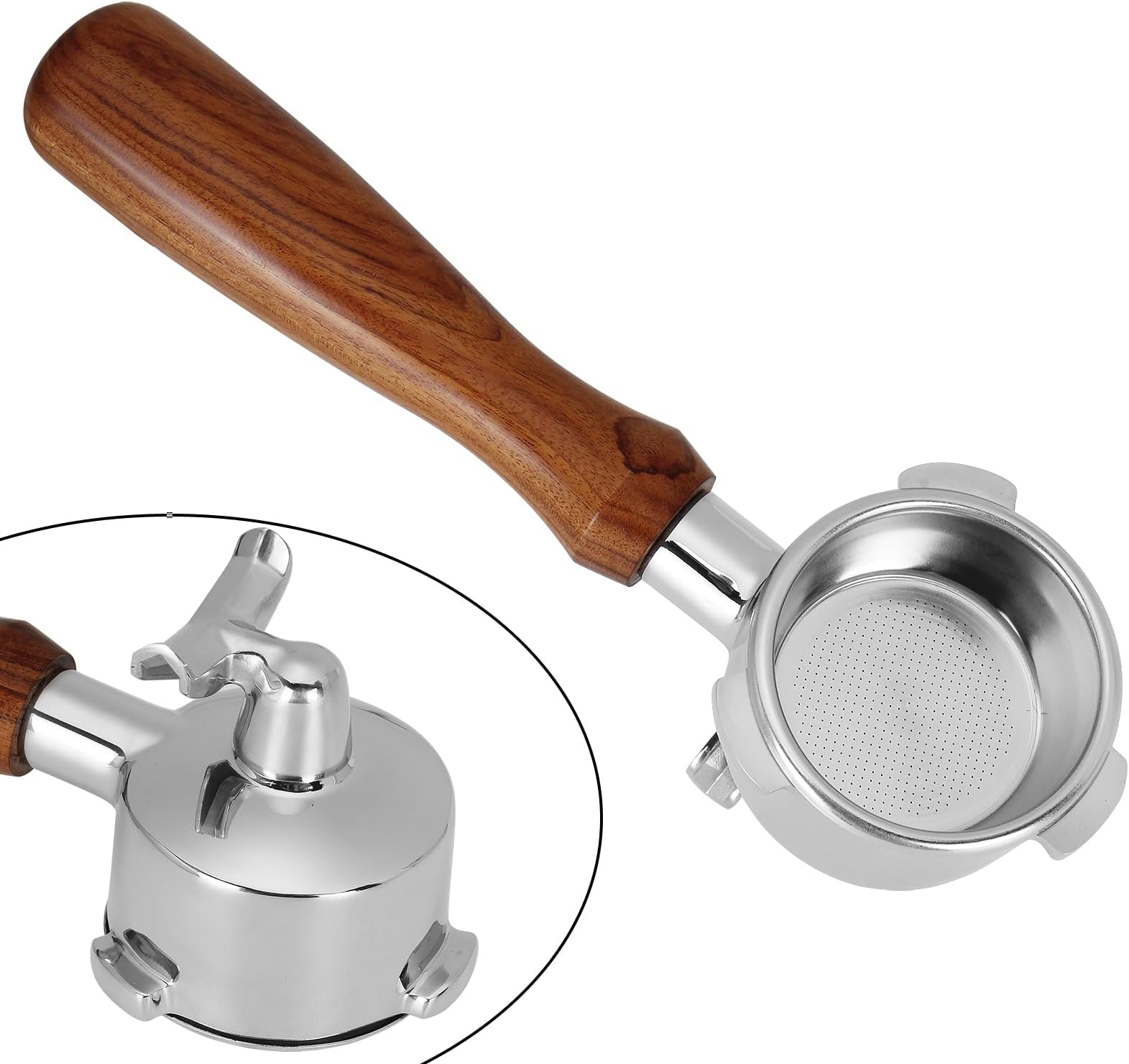 Amazon.com: 54mm Portafilter Double Spout - Package Includes 3 Ears ...