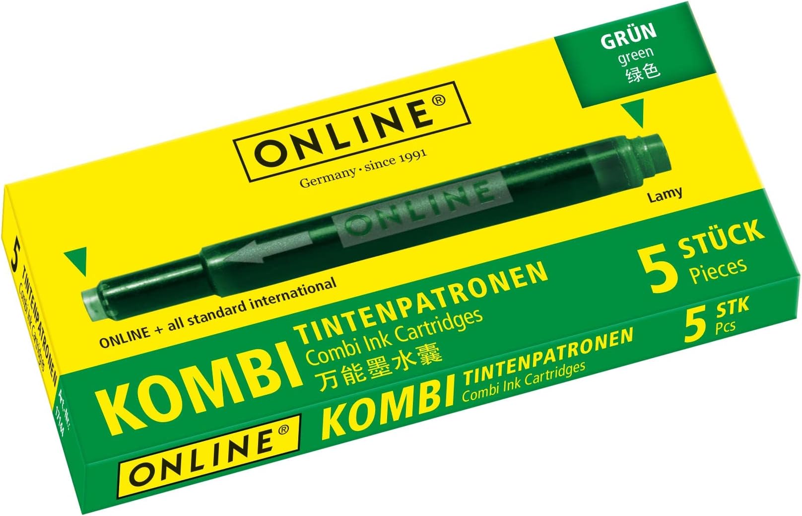 ONLINE Kombi-Tintenpatronen, Universal-Patronen, kompatibel mit allen ...