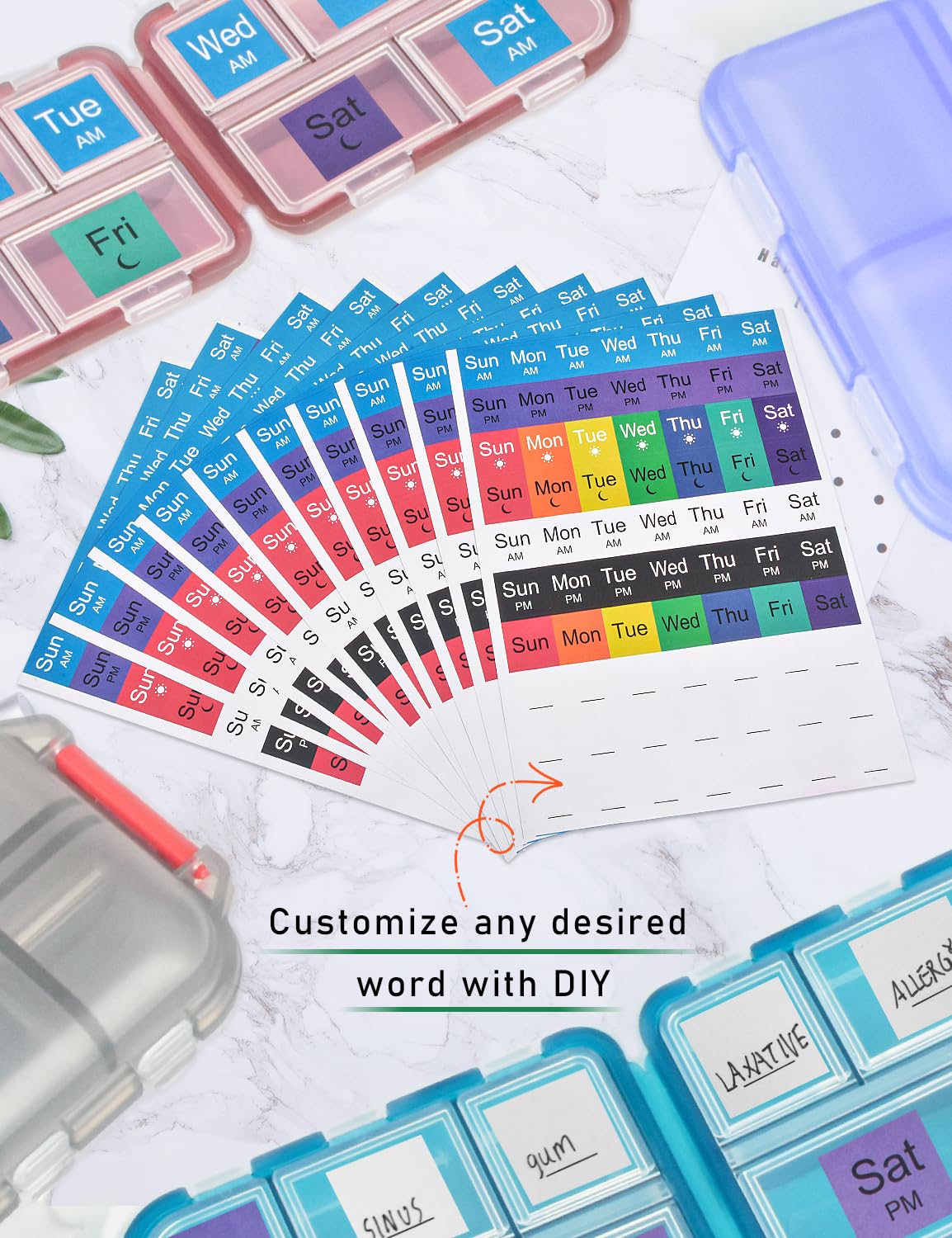 Snapklik.com : CAPHONT 700 Pcs Medicine Labels Stickers For Pill ...