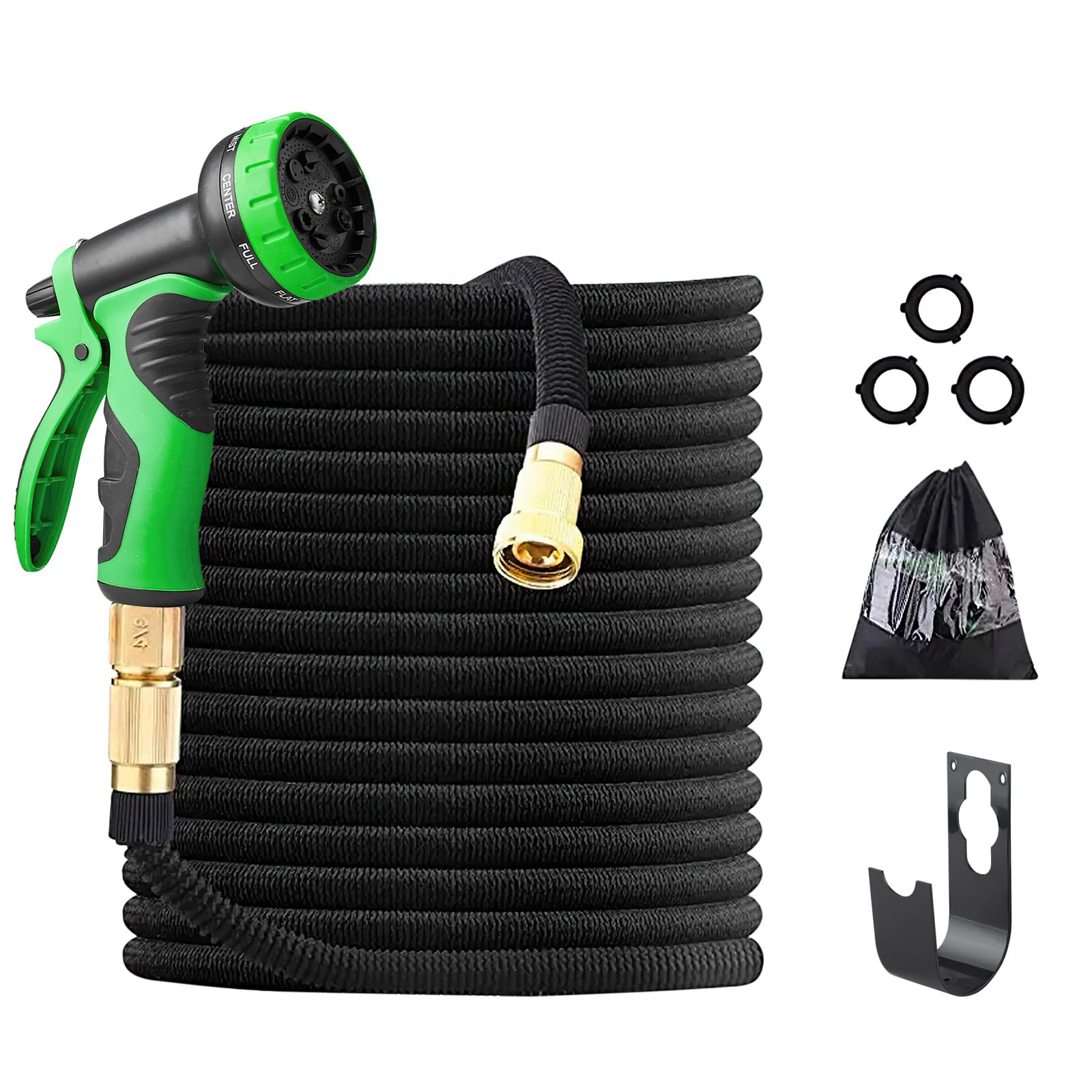 Garden Hose 100FT - Expandable Garden Hose Leak-Proof for Watering and ...