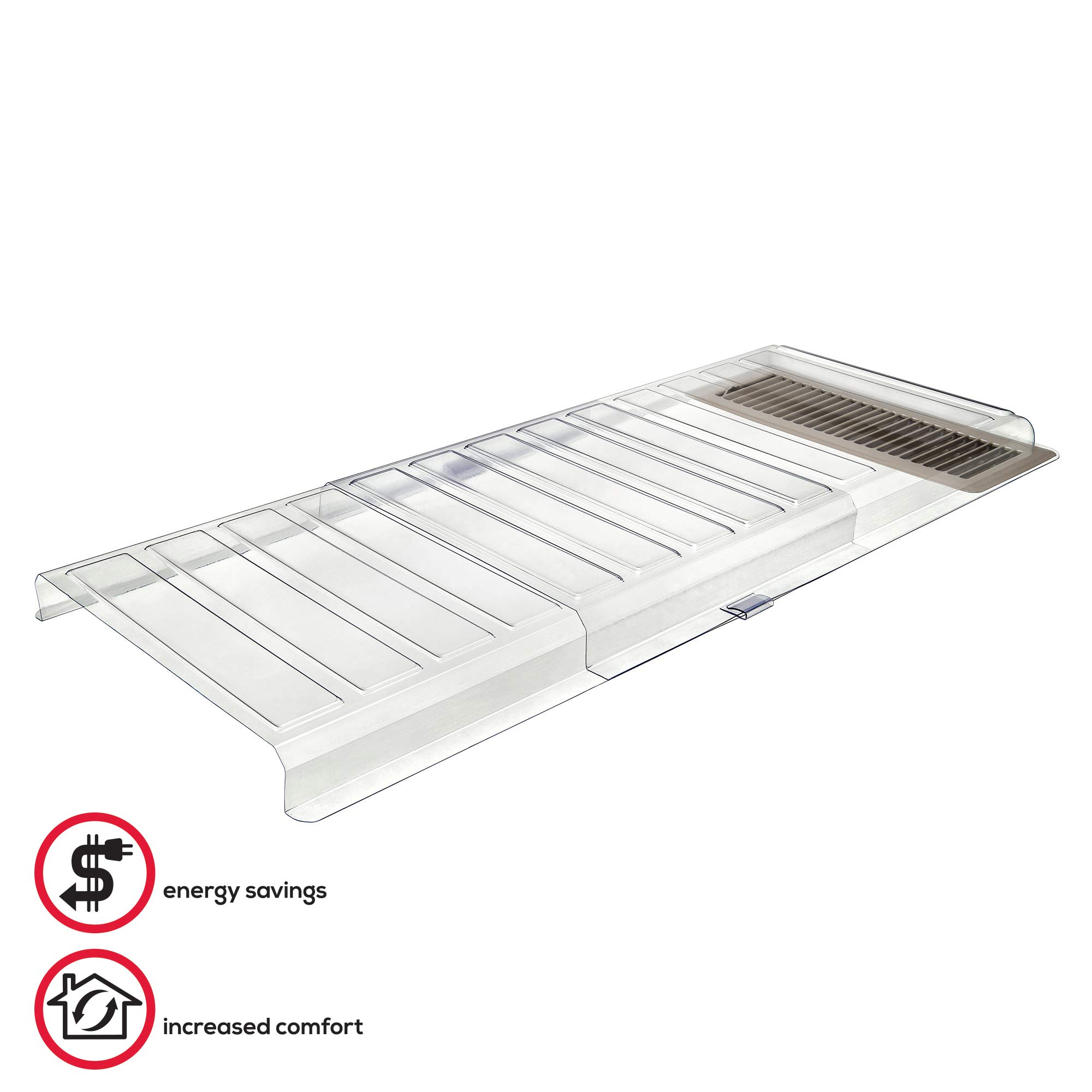 Snapklik.com : Deflecto Furniture Deflector Air Vent Extender, Linking ...