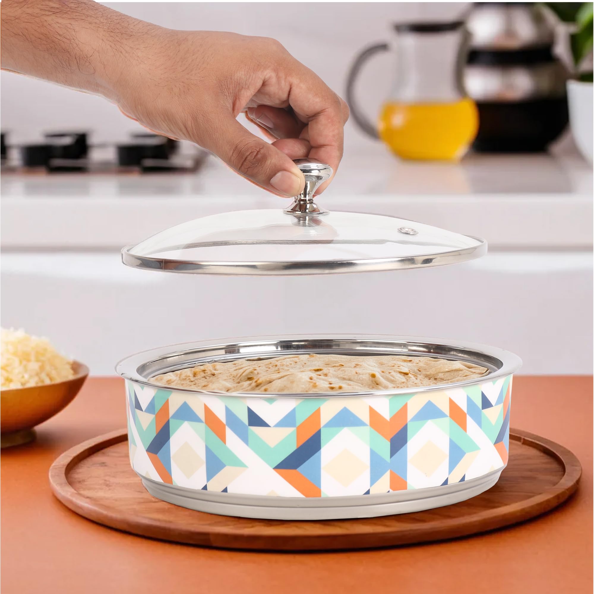 Buy The Better Home Stainless Steel Insulated Casserole For Roti (1.5L ...