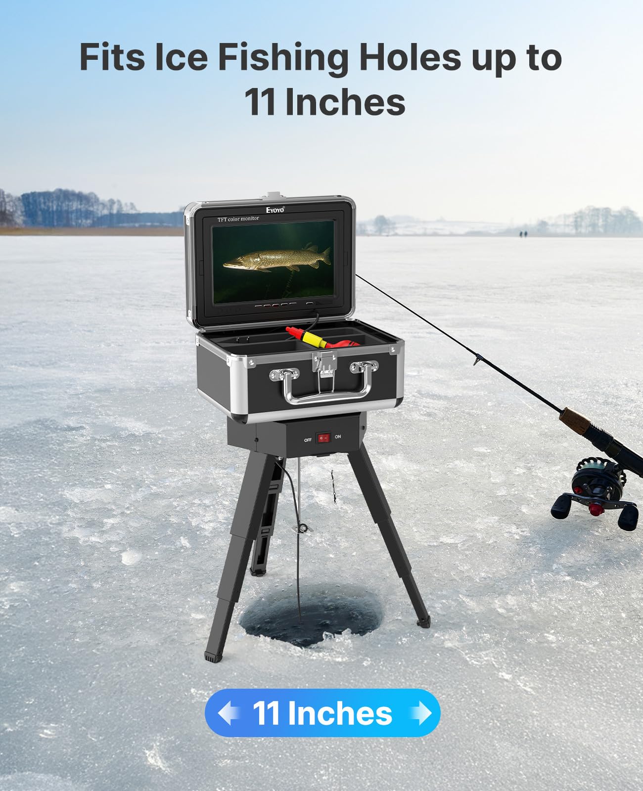 Snapklik.com : Ice Fishing Camera Panner Positioner, 360 Rotation ...