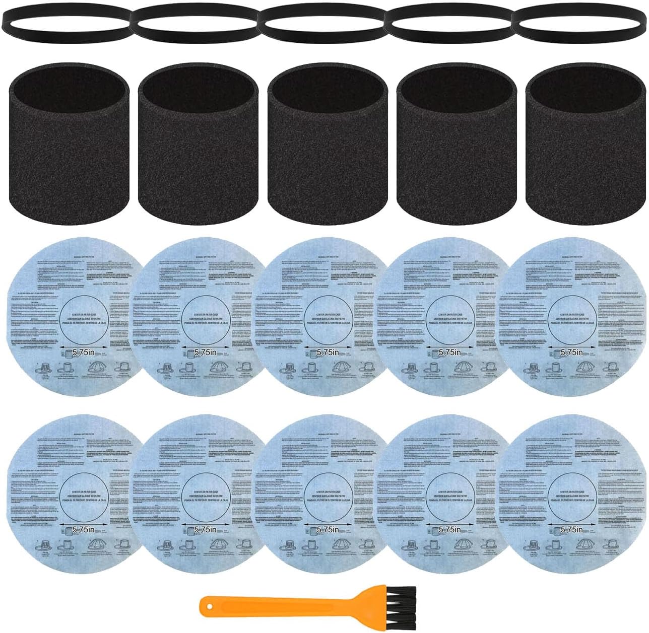 Amazon.com: Alrens 90107 Paper Disc Filter & 90585 Foam Sleeve Filter ...