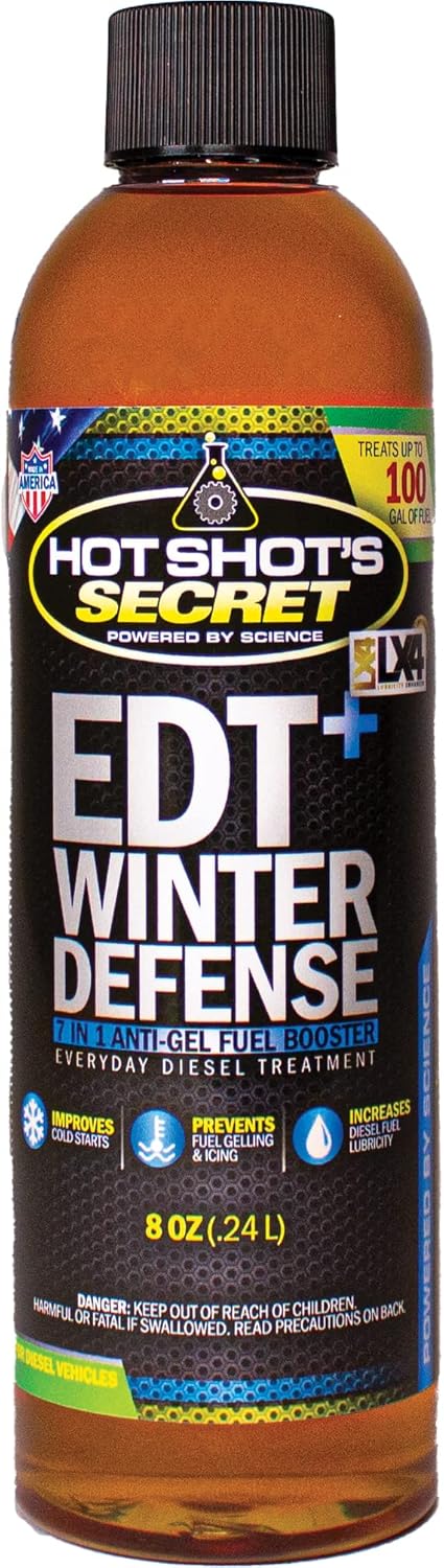 Hot Shot's Secret EDT+ Winter Defense -8 oz 7-in-1 Anti-Gel Fuel ...
