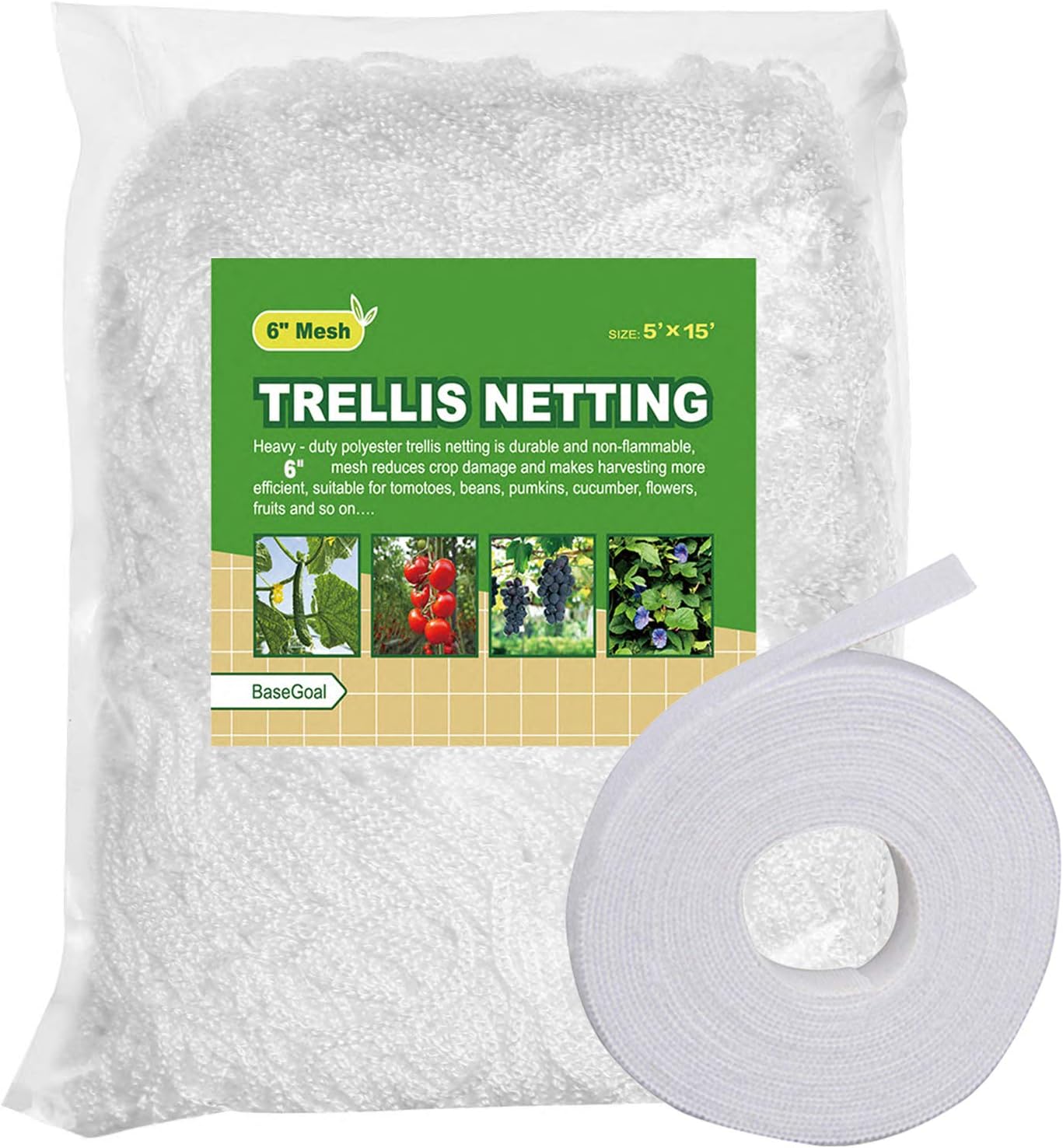 Amazon.com : Tenax 100521791 084064 Hortonova Sm Plant Trellis Net, 36 ...