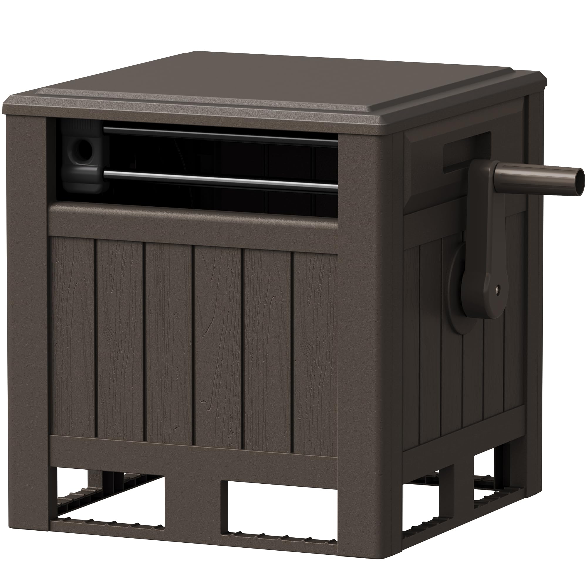 Snapklik.com : Greesum Resin Garden Hose Reel Hideaway, Outdoor Hose ...