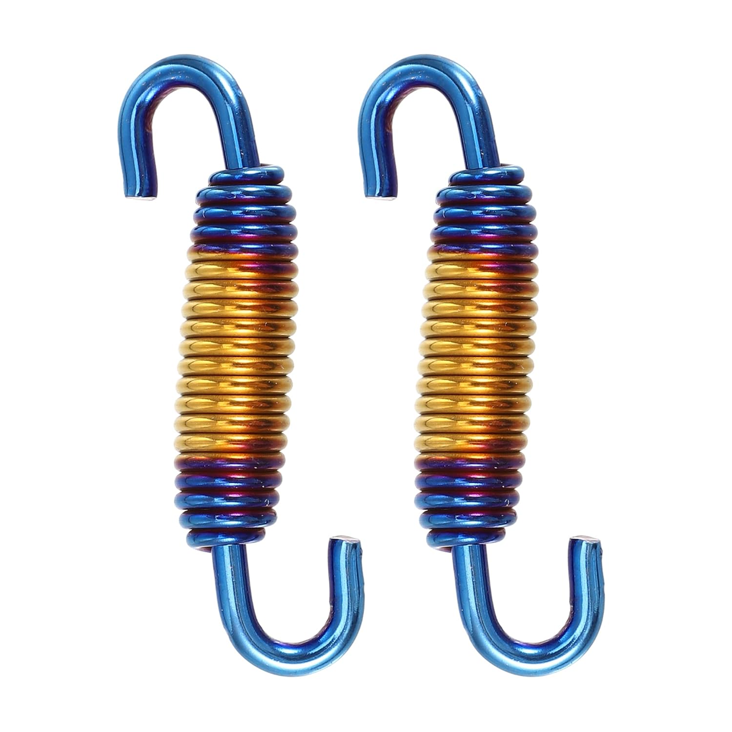 X AUTOHAUX 2 Pcs Universal Motorcycles Exhaust Pipe Spring 58mm 2.28 ...