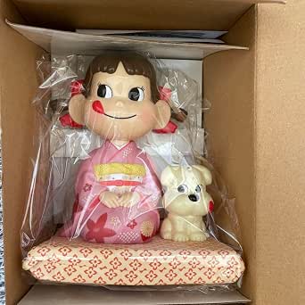 Amazon.co.jp: Vintage Peko-chan Sitting Neck Doll : Toys & Games