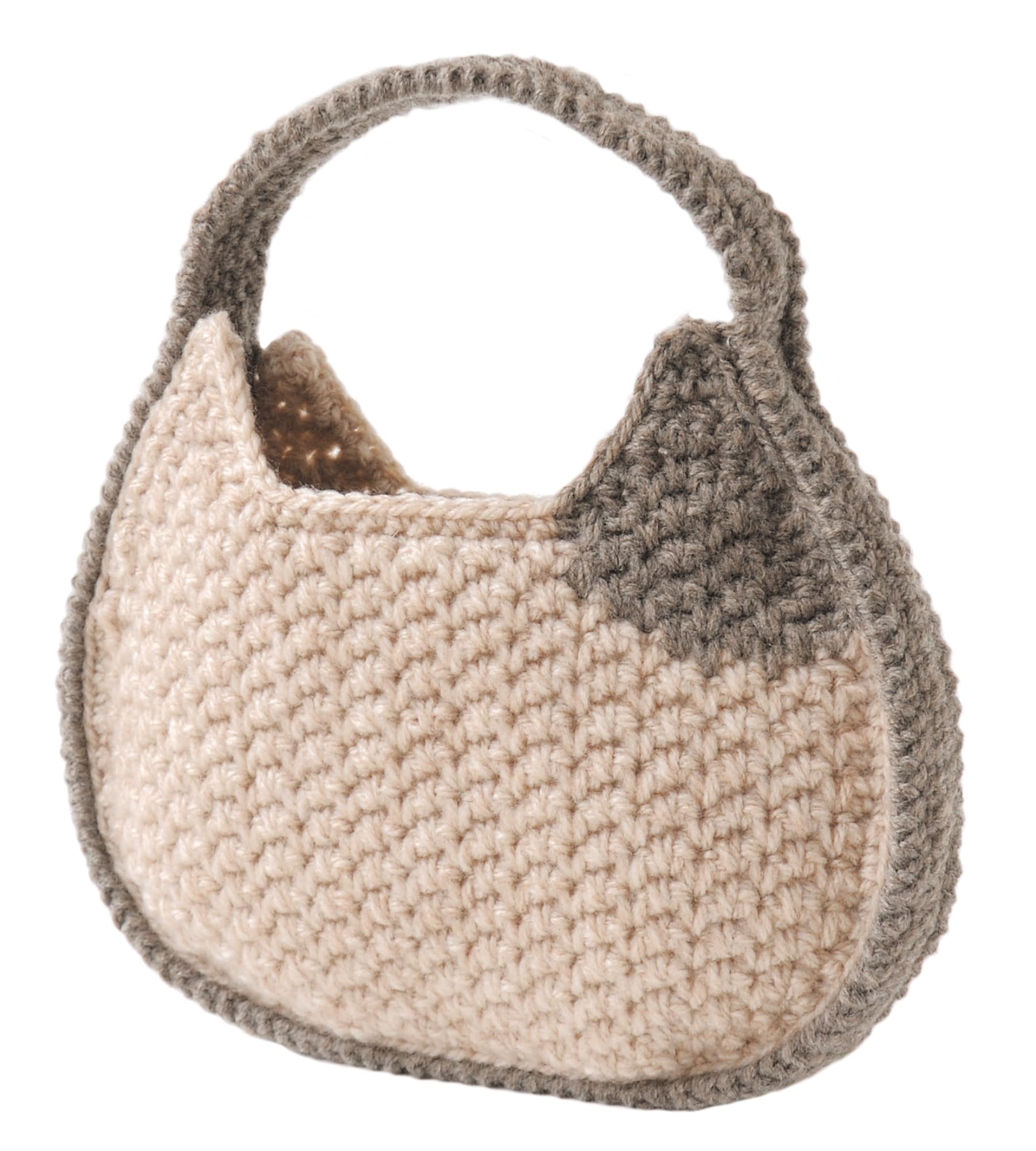 Amazon | ハマナカ あみものキット (ハマナカ ボニー 使用) ネコバッグ 小 COL. 614・615使用 (サイズ 約 幅27cm×深さ17cm×マチ4cm) H320-003 ...