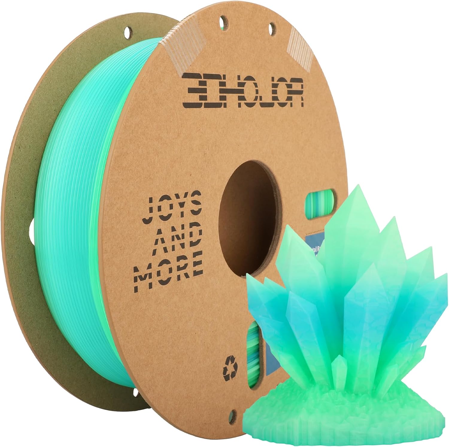 Amazon.com: 3DHoJor Transparent Multi Rainbow Color Gradient Change PLA ...